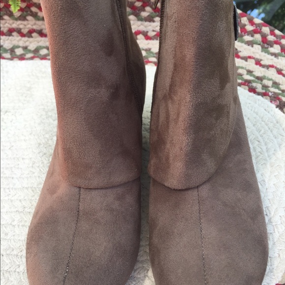 dressbarn | Shoes | Taupe Ankle Boots | Poshmark